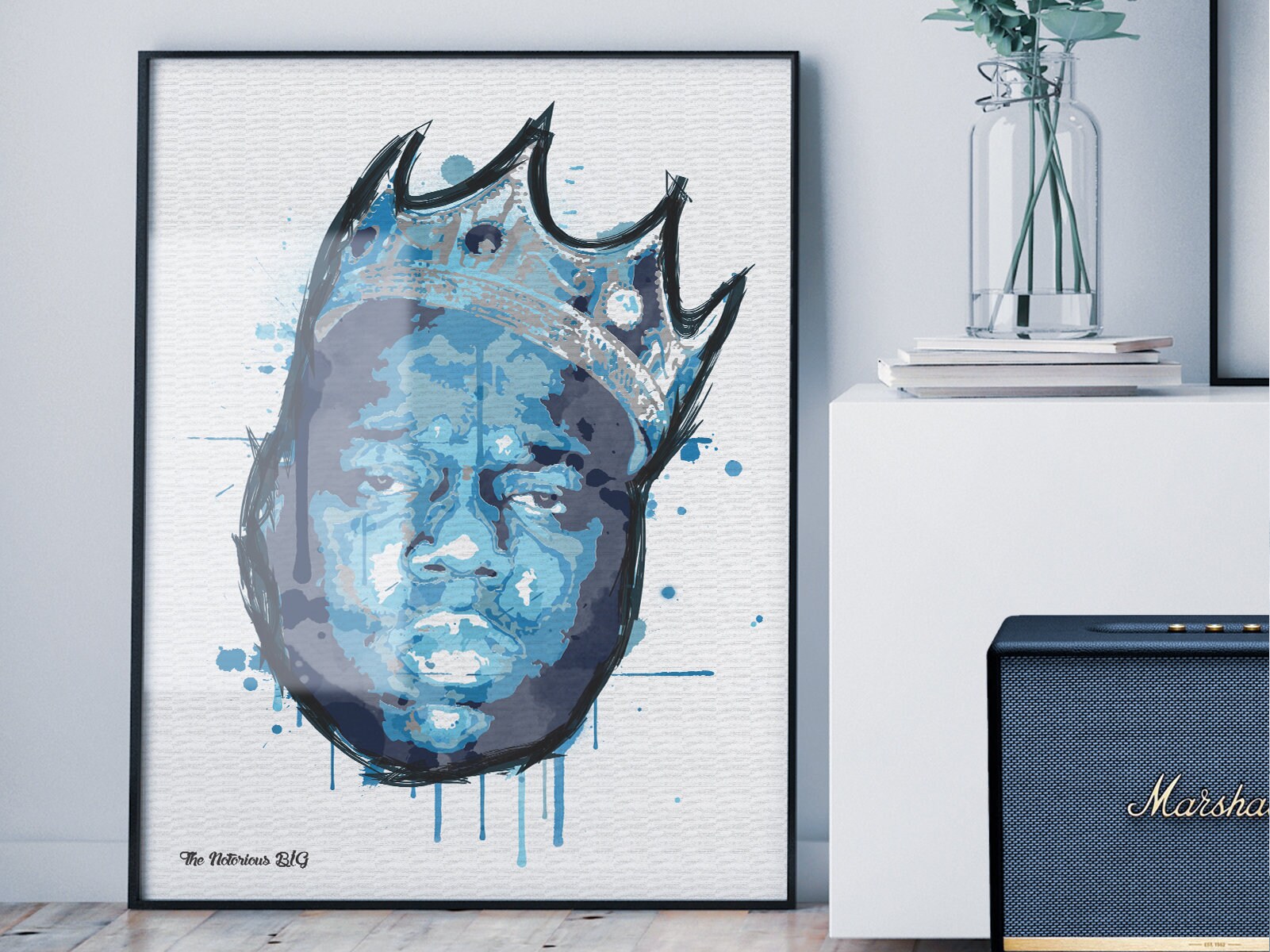 Biggie Smalls Graffiti Print / Digital Art / Notorious BIG - Etsy.de