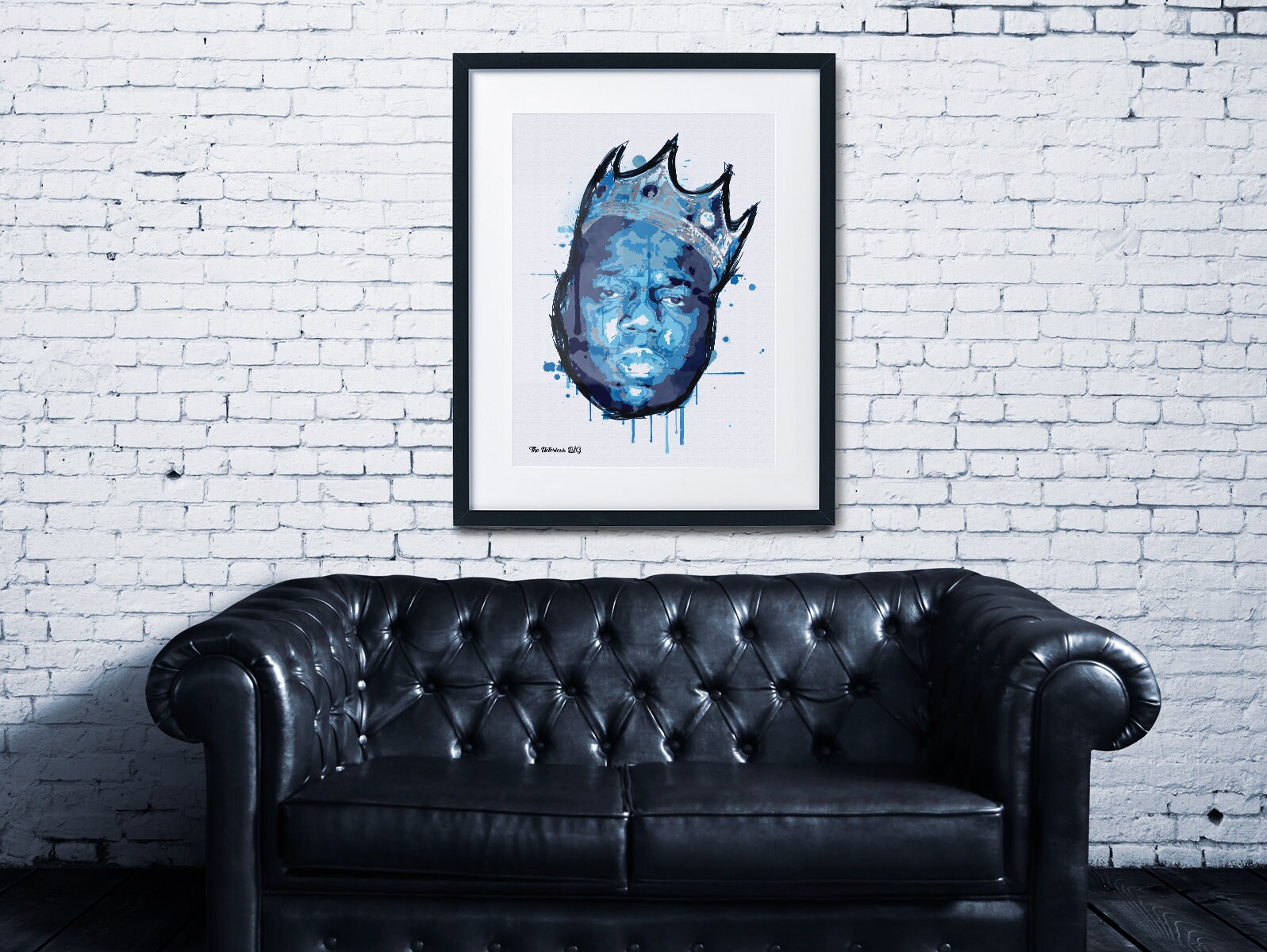 Biggie Smalls Graffiti Print / Digital Art / Notorious BIG - Etsy.de