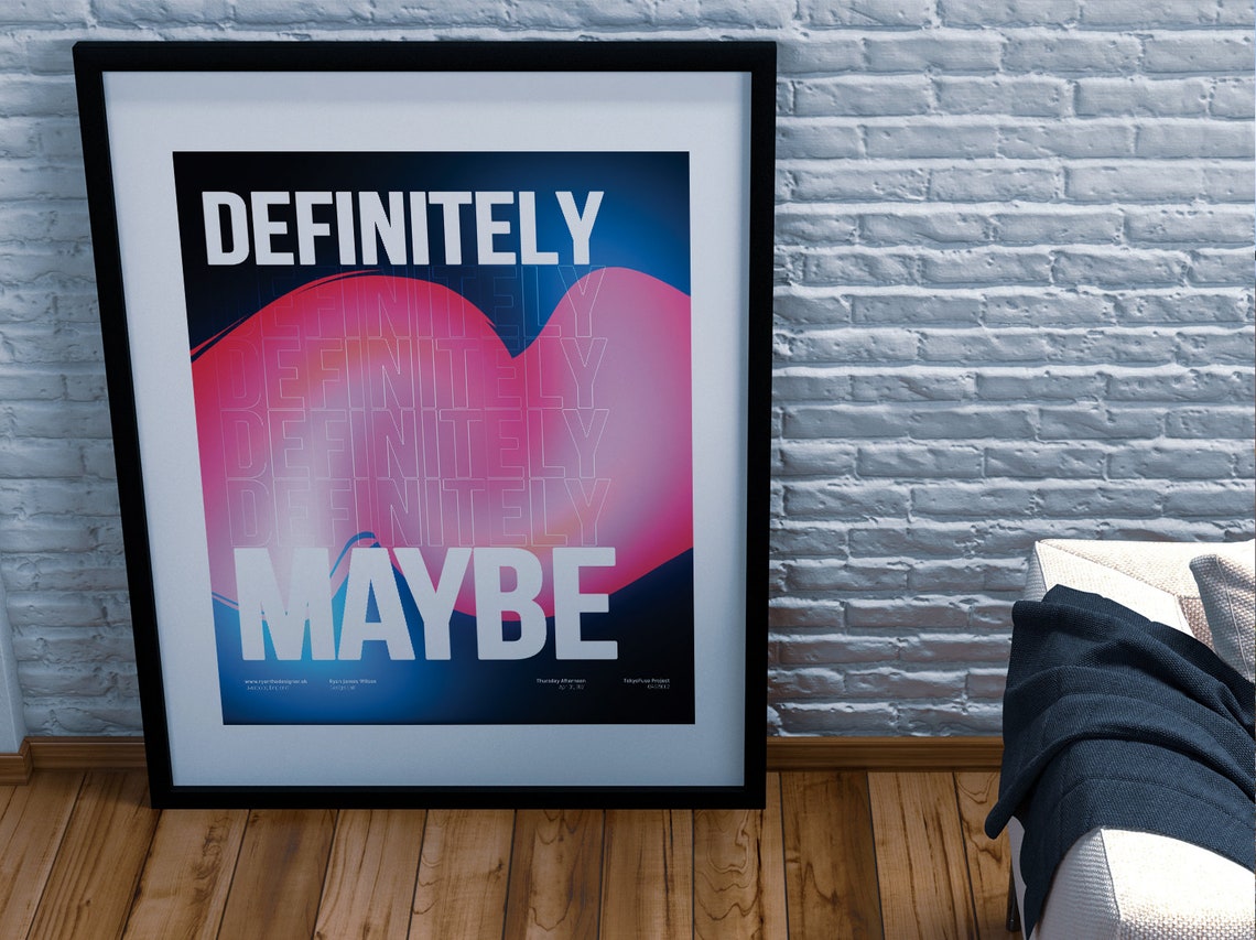Oasis Definitely Maybe Poster Art Print / Artwork / Black - Etsy UK