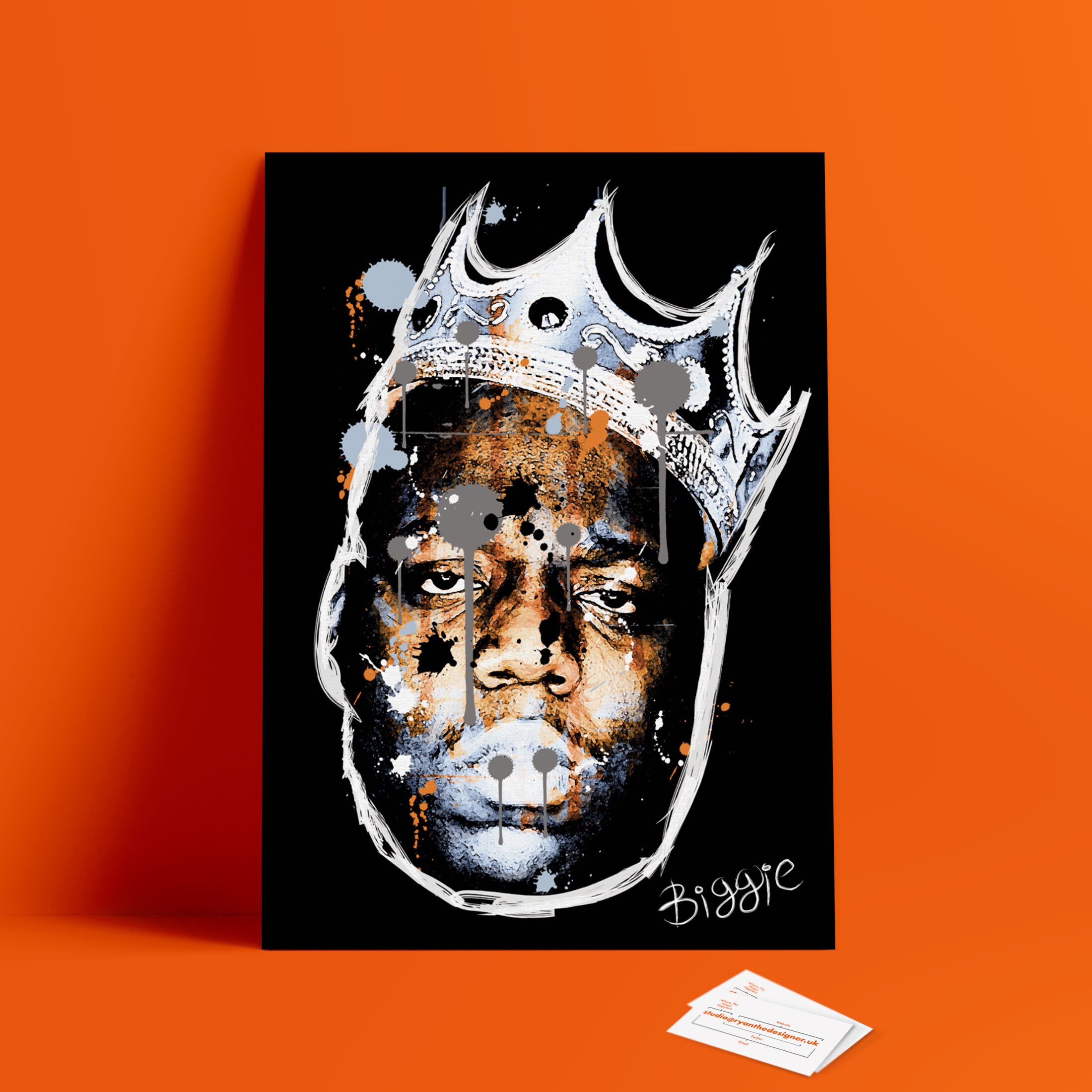 The Notorious BIG Graffiti Art Print / Digital Art / Music - Etsy