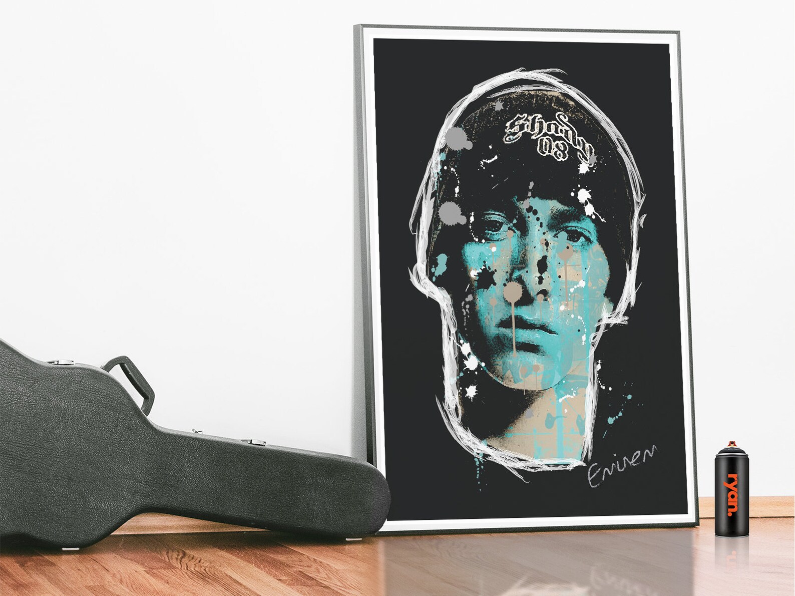 Eminem Graffiti Print / Digital Art / Slim Shady Print / | Etsy