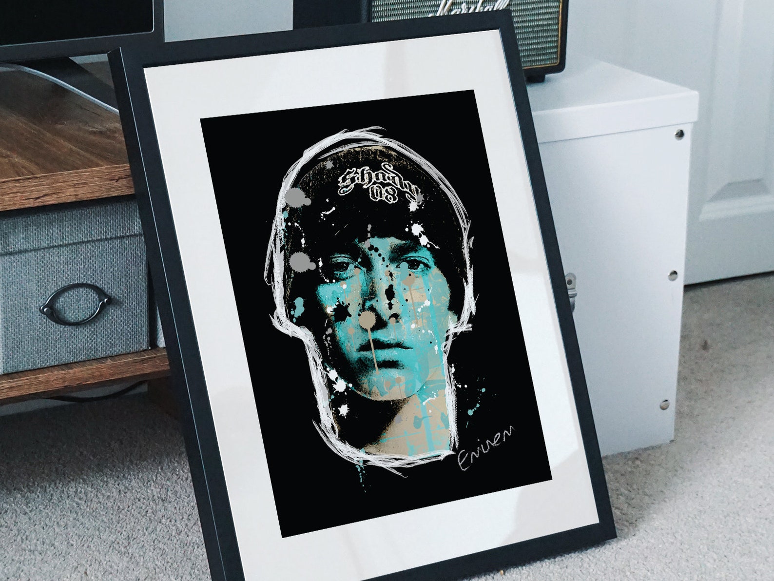 Eminem Graffiti Print / Digital Art / Slim Shady Print / | Etsy