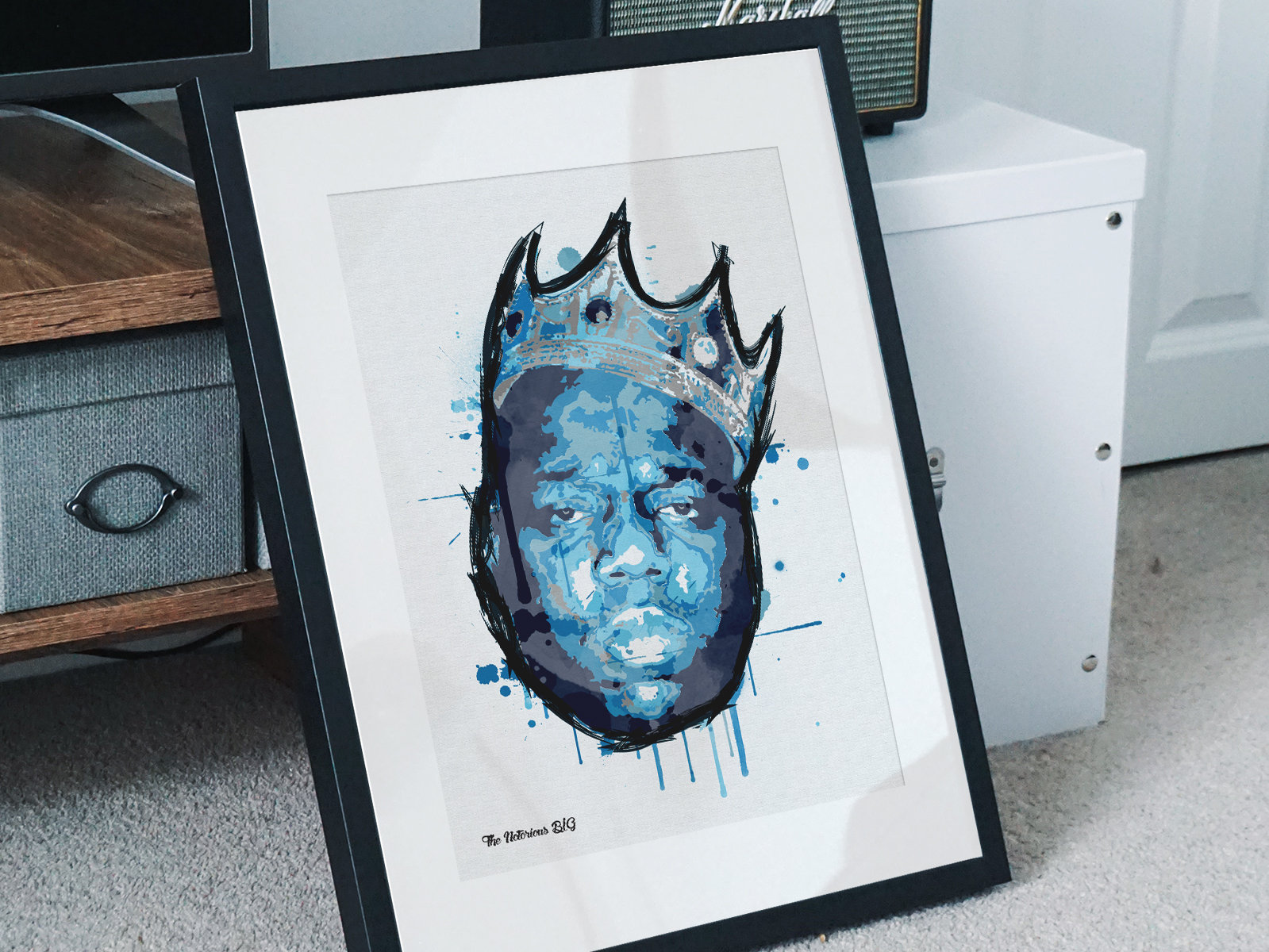 Biggie Smalls Graffiti Print / Digital Art / Notorious BIG - Etsy.de