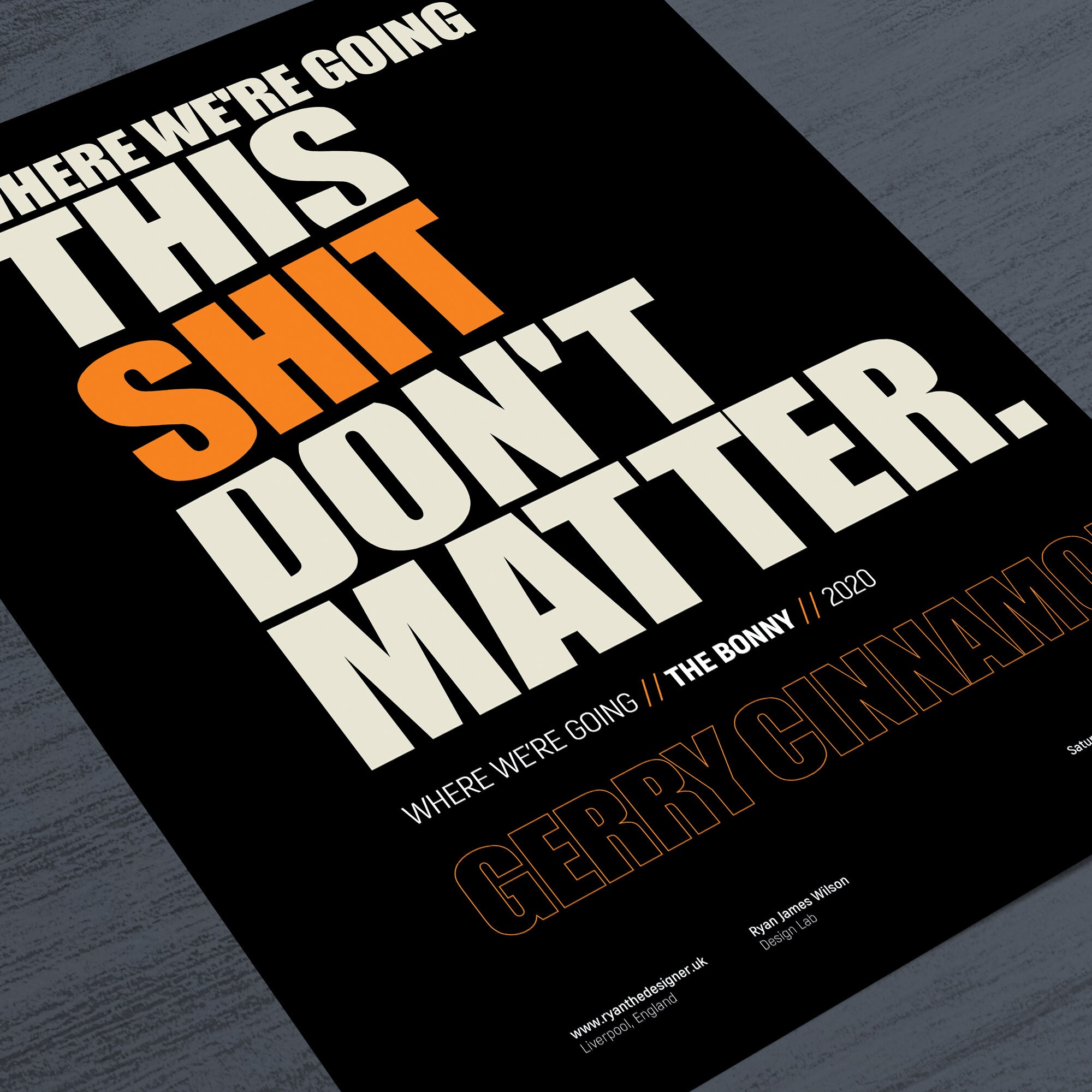 Gerry Cinnamon Poster Image from from album artwork Prints Digital ...