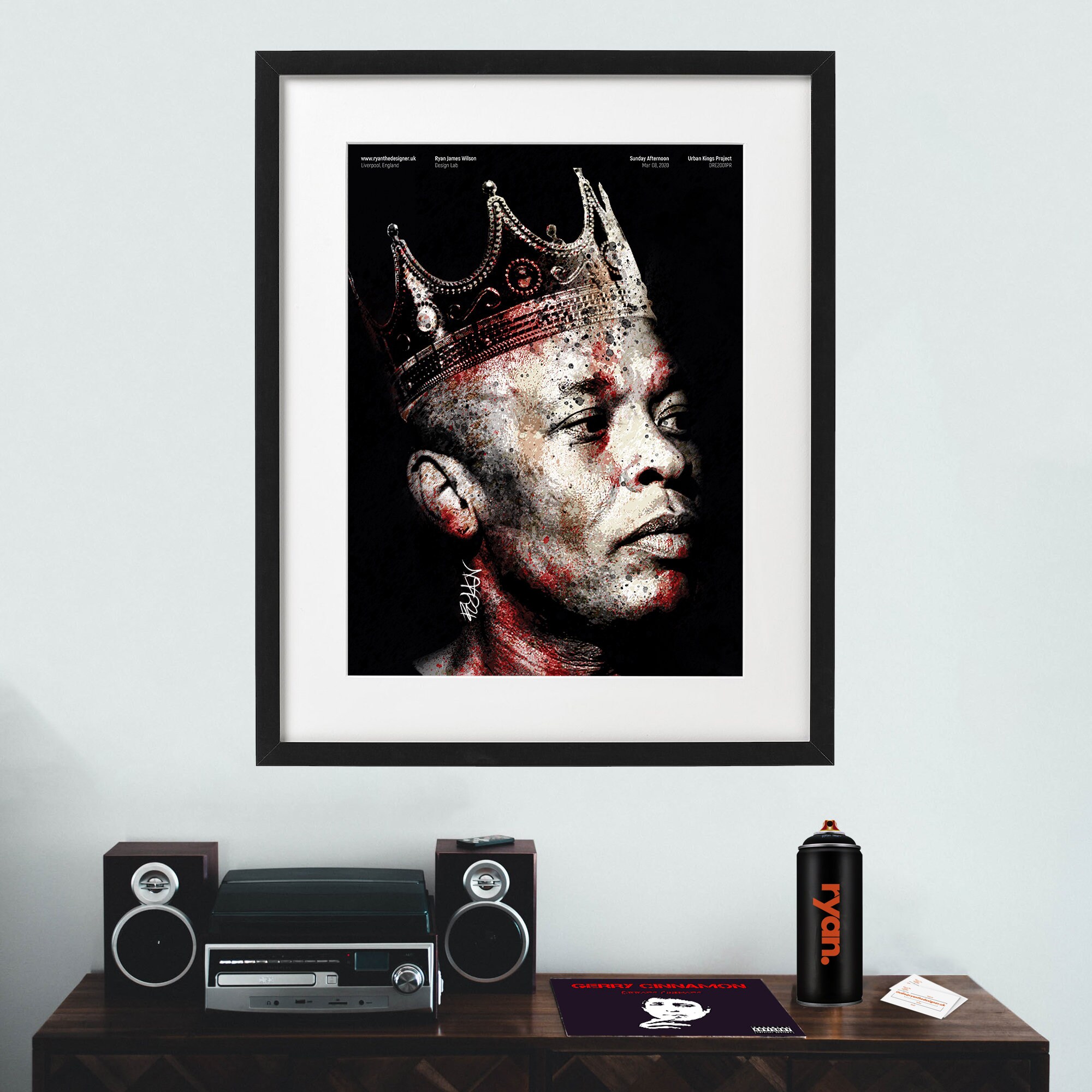 Dre Dre Poster Print / Aftermath Poster / Hip-Hop Artwork / Matte ...
