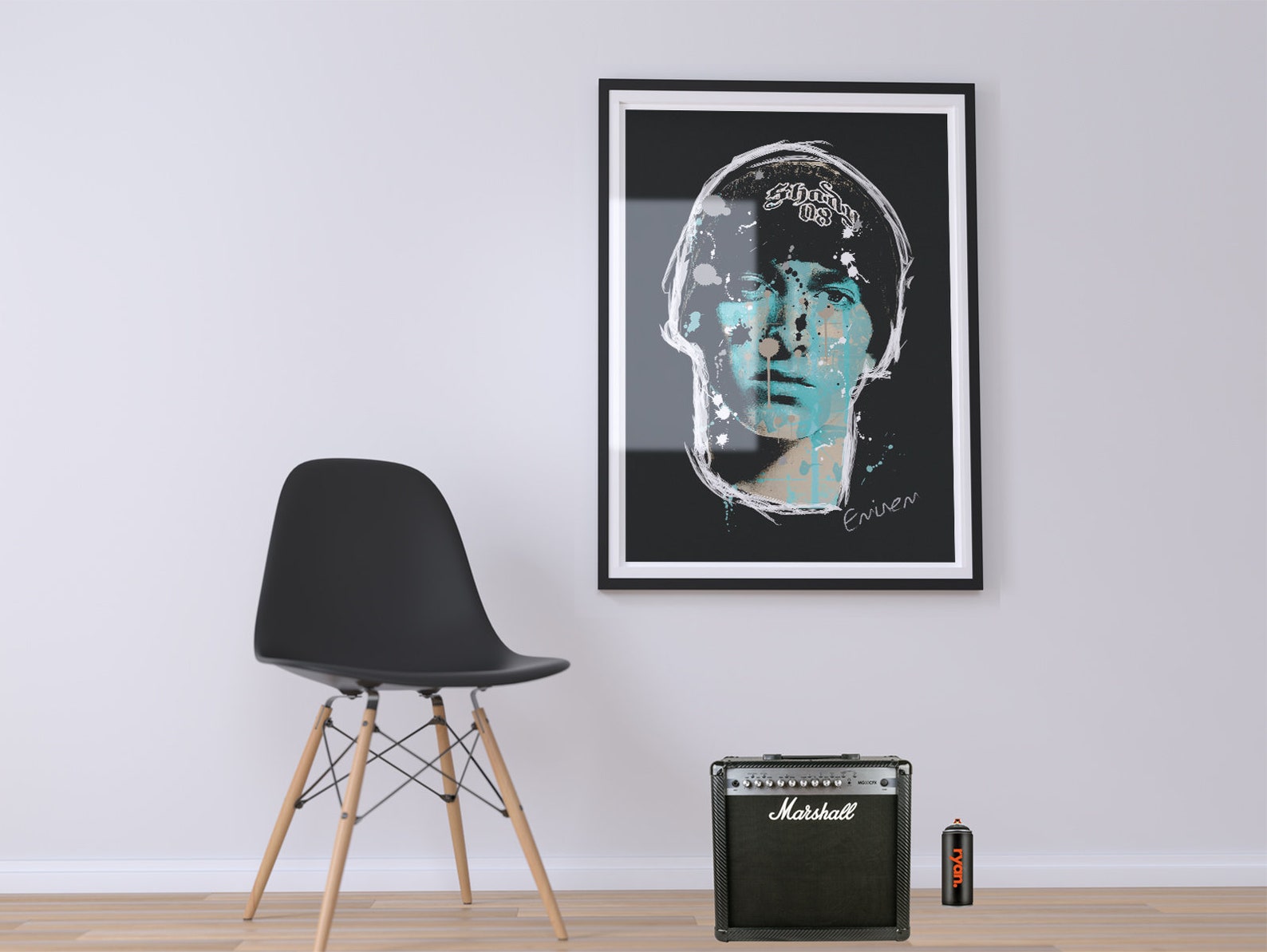 Eminem Graffiti Print / Digital Art / Slim Shady Print / - Etsy