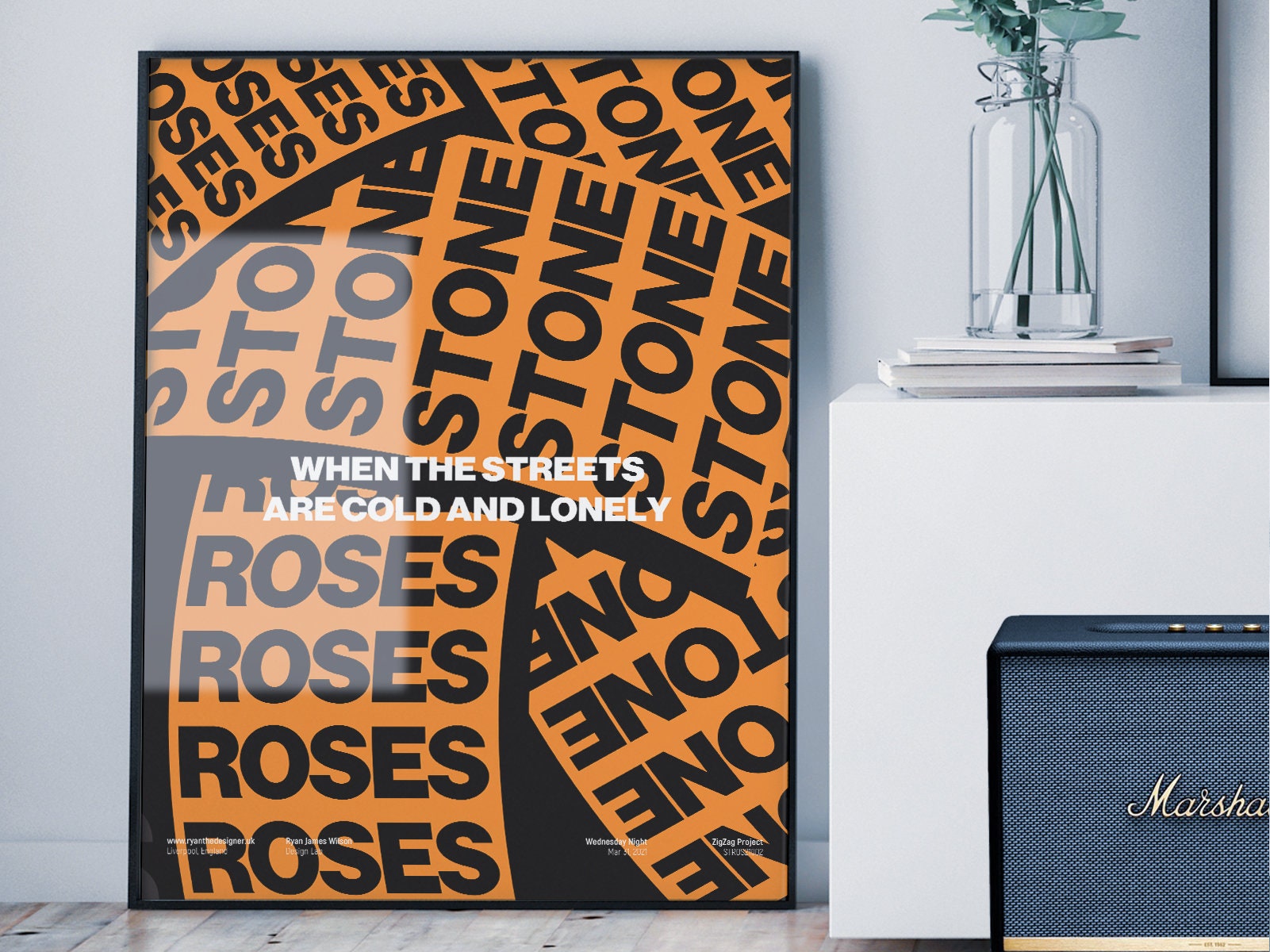 The Stone Roses Poster/ Artwork / Made of Stone / Indie Music - Etsy