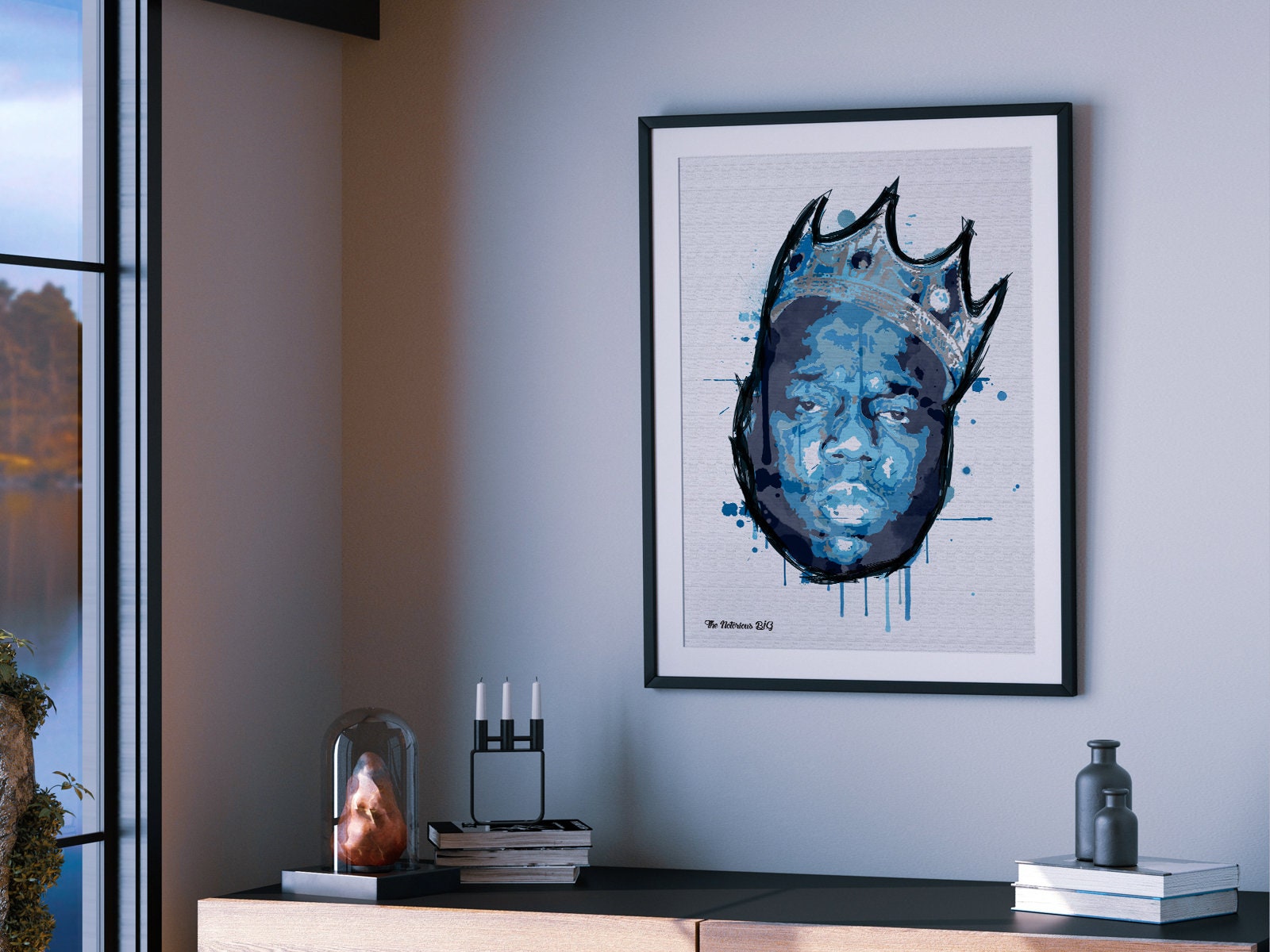 Biggie Smalls Graffiti Print / Digital Art / Notorious BIG - Etsy.de