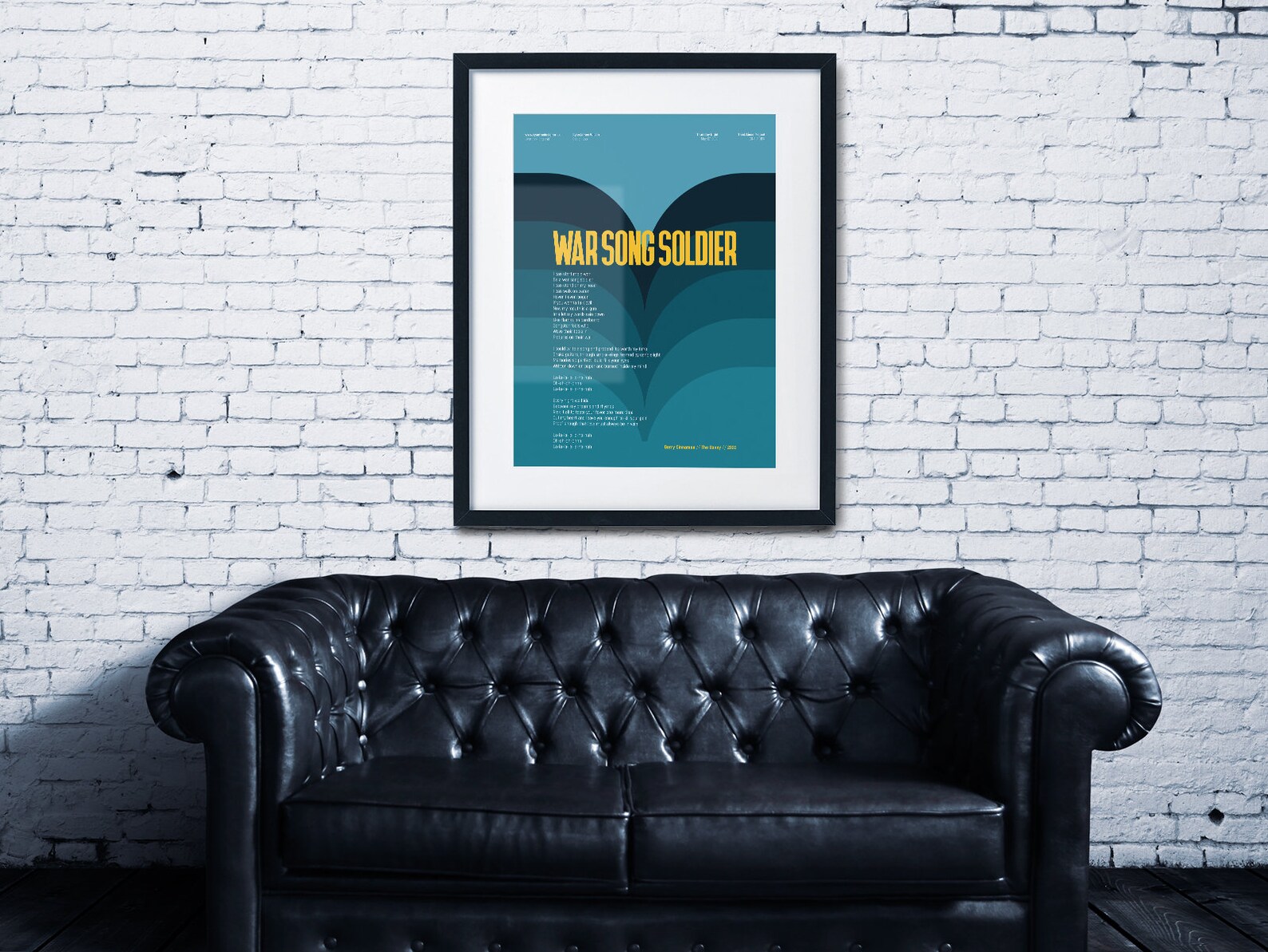 Gerry Cinnamon Poster Art Print / Artwork / Black Wooden Box | Etsy