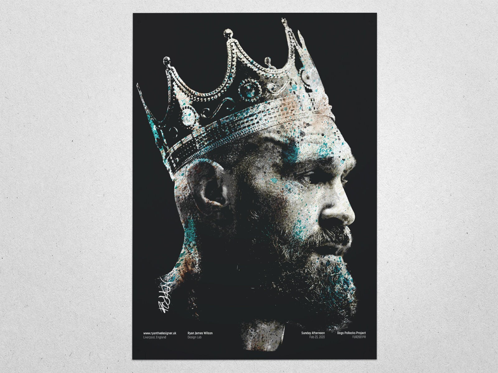 Tyson Fury Posterart Print / Graffiti Style / Artwork / Matte Archival ...