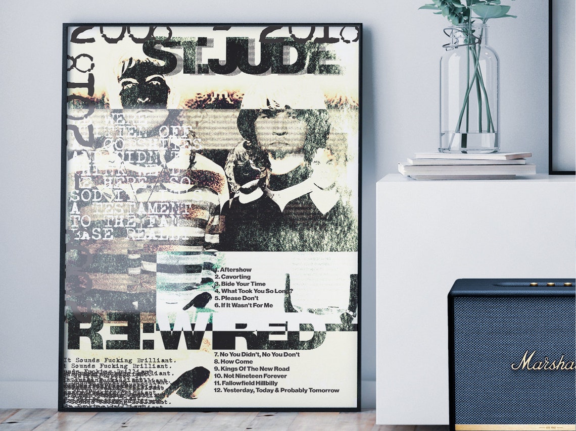 St Jude Poster/ Artwork / Courteeners Print / Poster / Britpop | Etsy