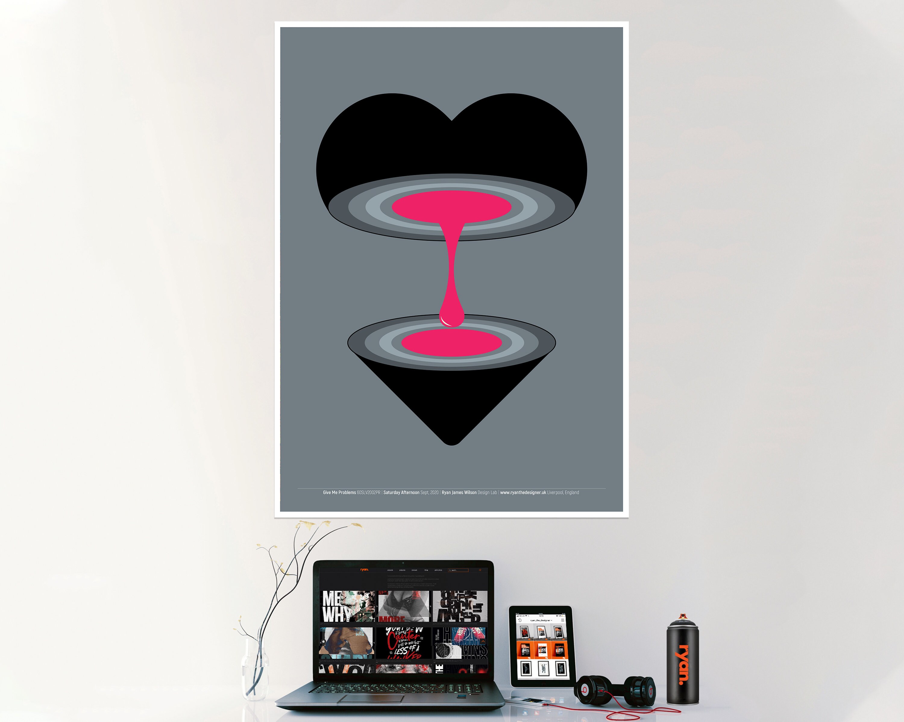 Give Me Problems Poster Art Print / 1960s Design / Artwork / | Etsy