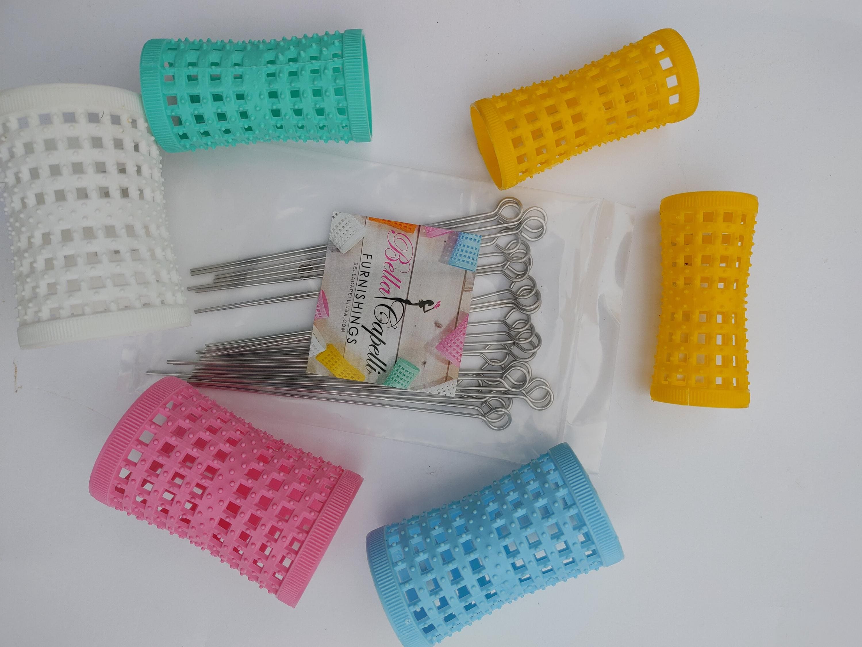 Bag of 25 "p" Shaped Premium Hourglass Rollers Hair Pins (4 Inches Long ...