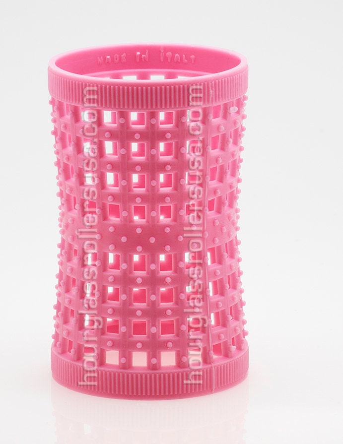 Pink Hourglass Natural Hair Rollers 42mm165in Pack Of 12 Etsy
