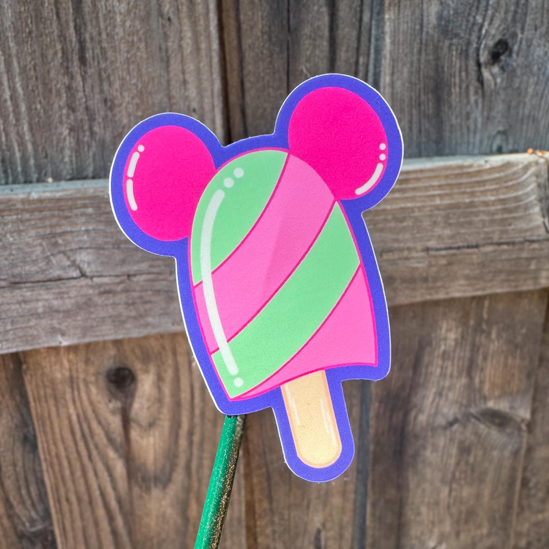 Mouse Popsicle Sticker - Etsy