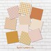 Set of 20 Autumn Fall Plaid Digital Scrapbook Papers-pumpkin Orange ...