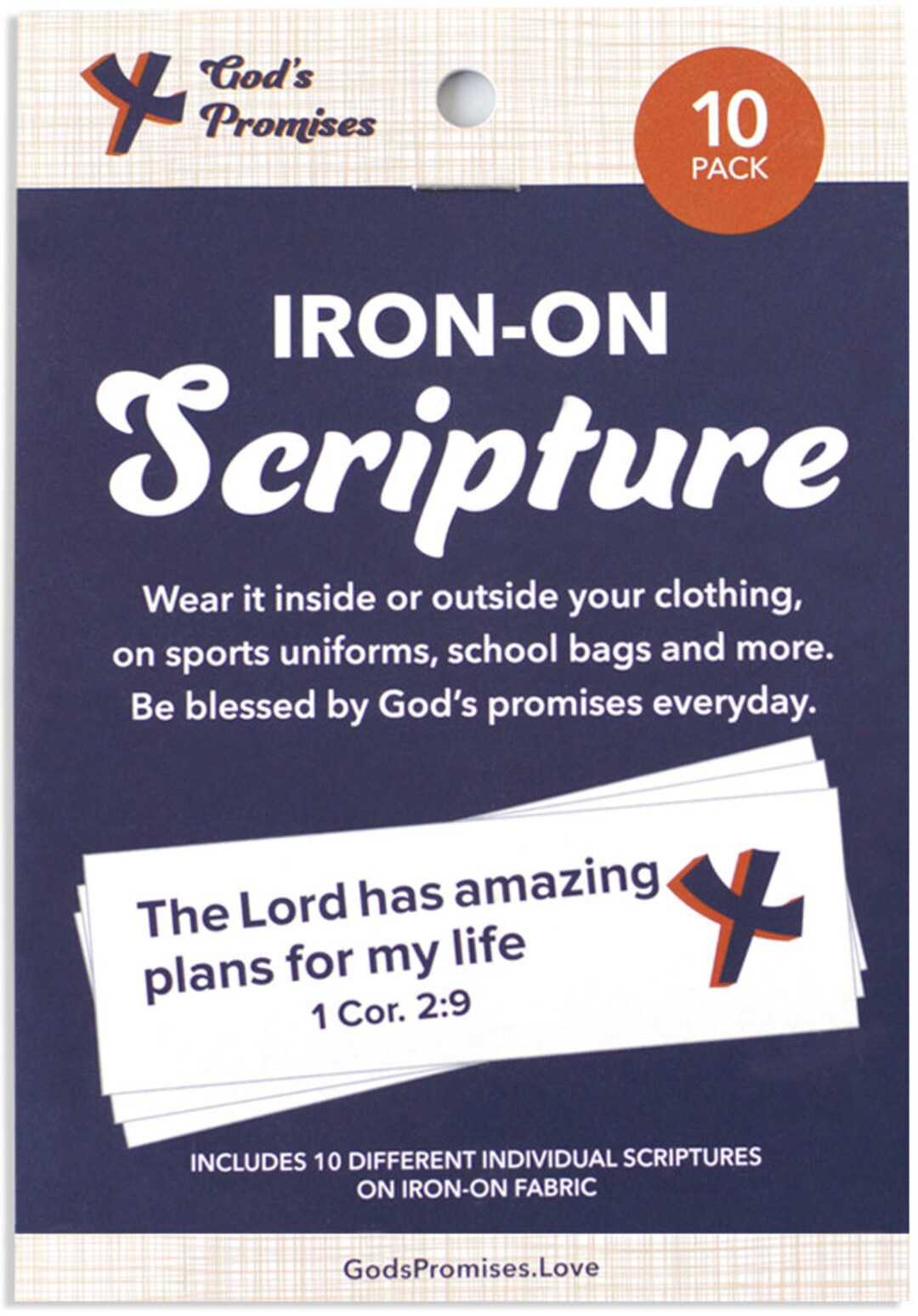 Iron on Scripture Applique 10 Pack - Etsy