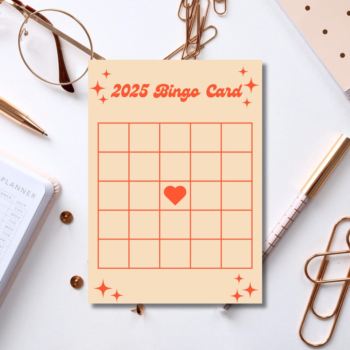 Carte de bingo 2025, Carte de bingo, Tableau Vision 2025, Manifestation ...