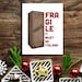A Christmas Story Poster Fragile It Must Be Italian Print // Christmas ...