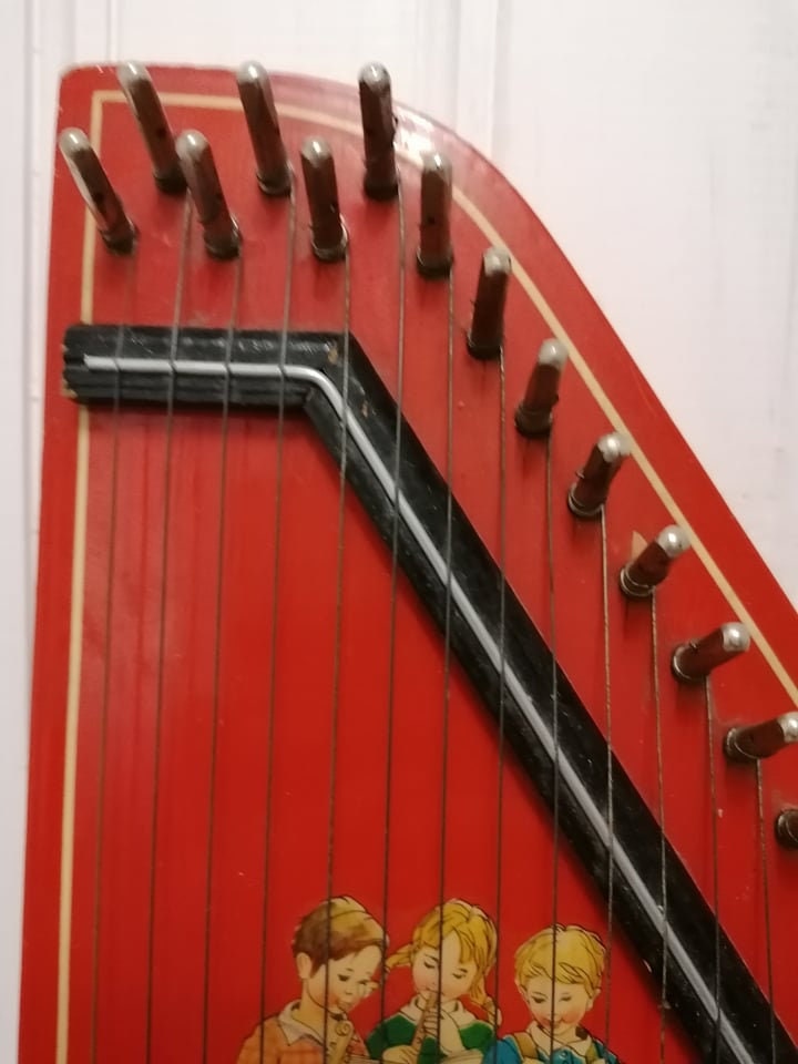Vintage Zither Folk Musical Instrument German Harp by Jubel - Etsy