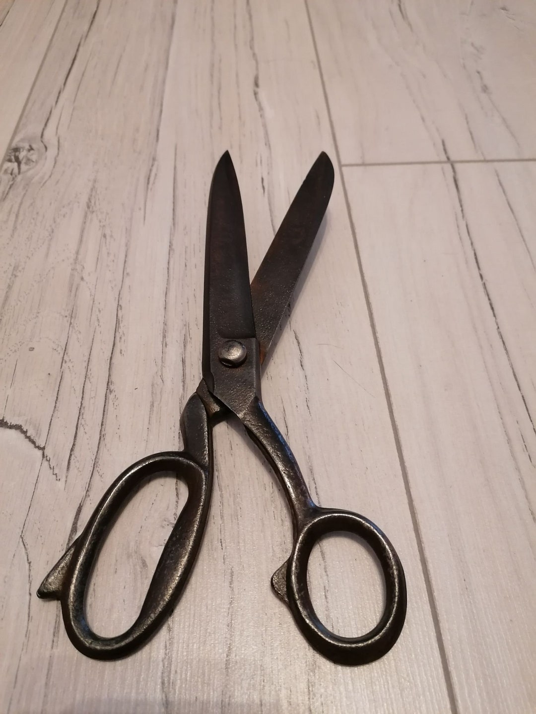 Vintage Primitive Iron Scissors, Antique Iron Scissors, Old Scissors ...