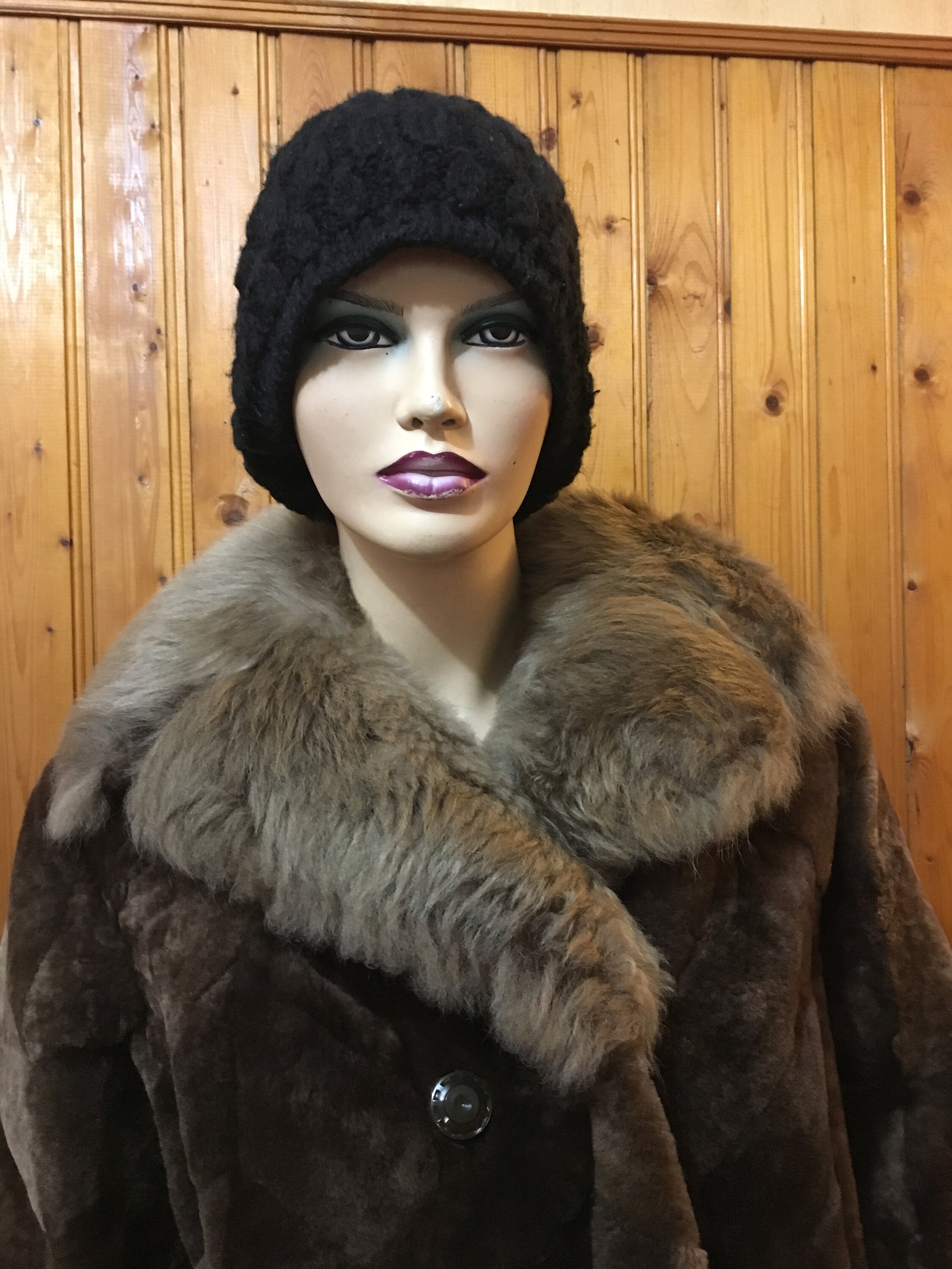 Fur Coat Women's Fur Coat Vintage Fur Coat Hand Made - Etsy