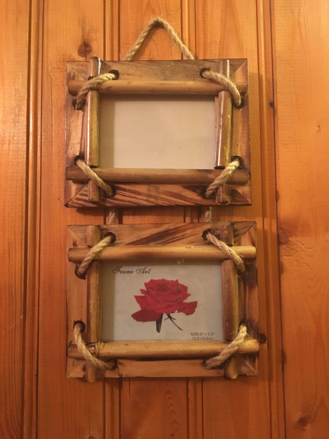 Hanging Frame for Photos Wooden Frames Photo Frame Frame - Etsy