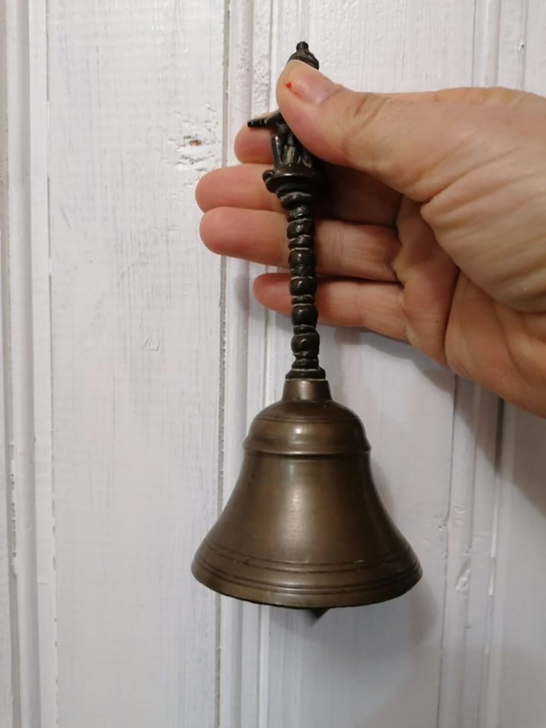 Brass Altar Bell, Vintage Meditation Bell, Vintage Metal Bell, Bronze ...