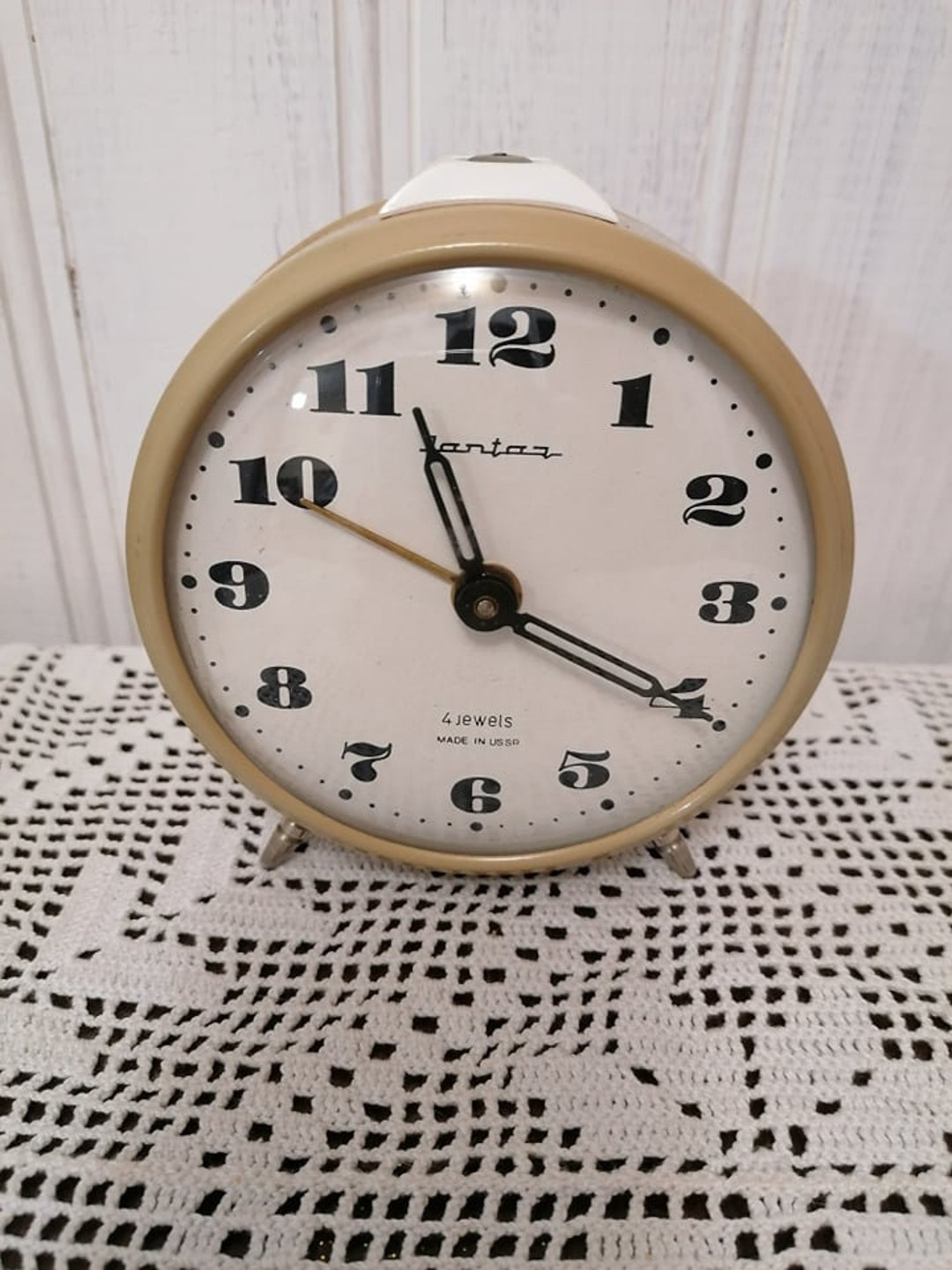 Vintage Alarm Clock, Retro Clock, Jantar Alarm Clock, Mechanical Wind ...