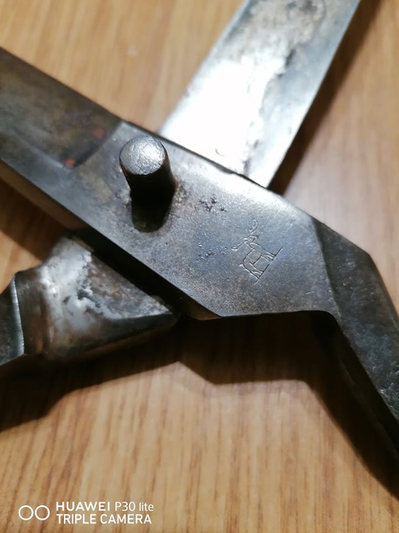 Vintage Primitive Iron Scissors Antique Iron Scissors Old | Etsy