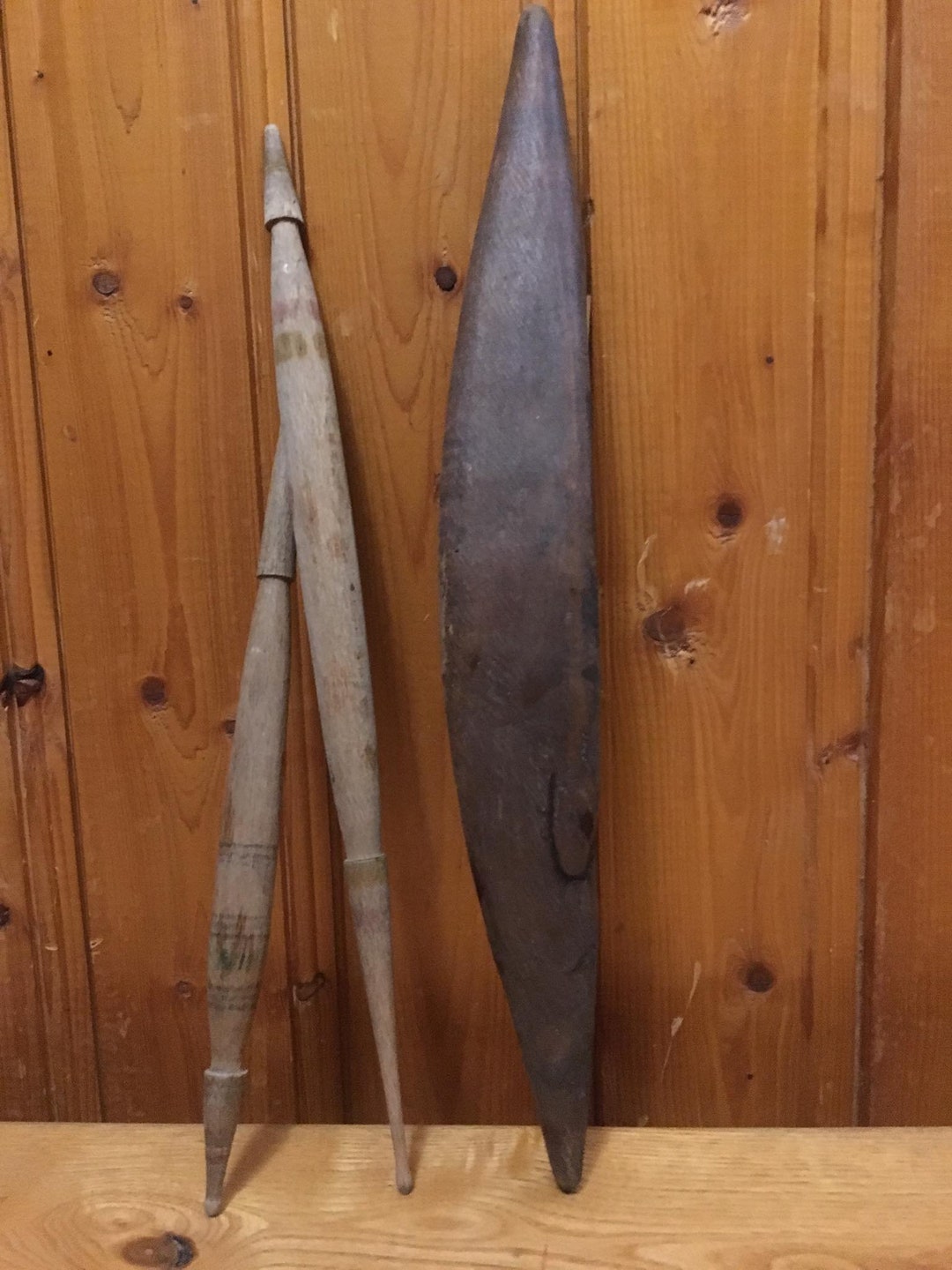 Wooden Weaving Shuttles, Primitive Hand Weaving Tool, Primitive Decor ...