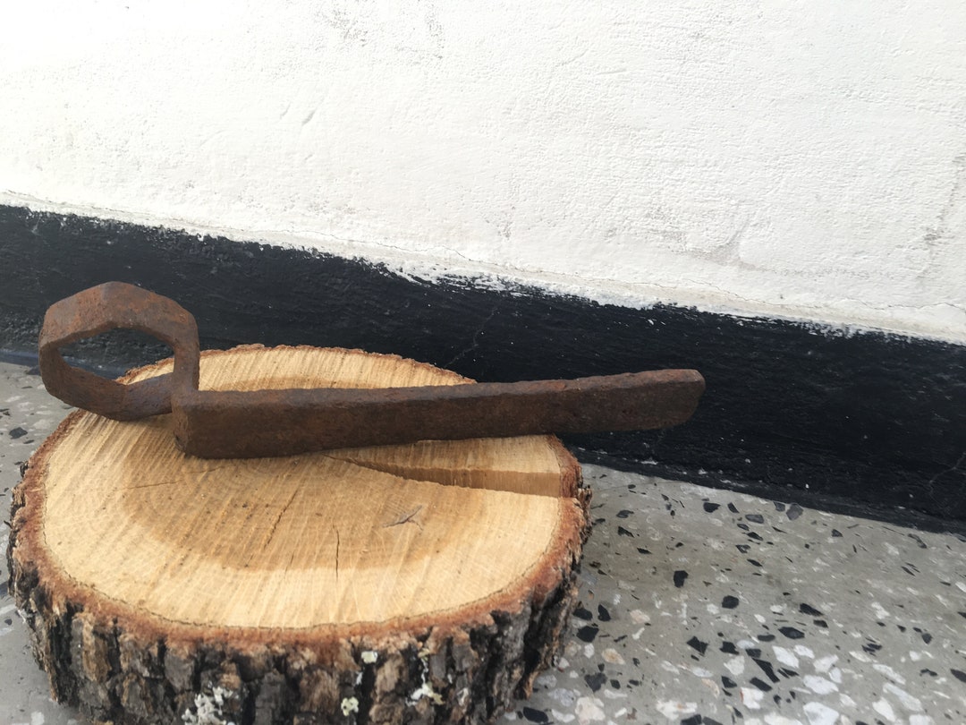 Forged Key, Old Wrought Key, Carousel Tool, Wrought Iron, Handmade ...