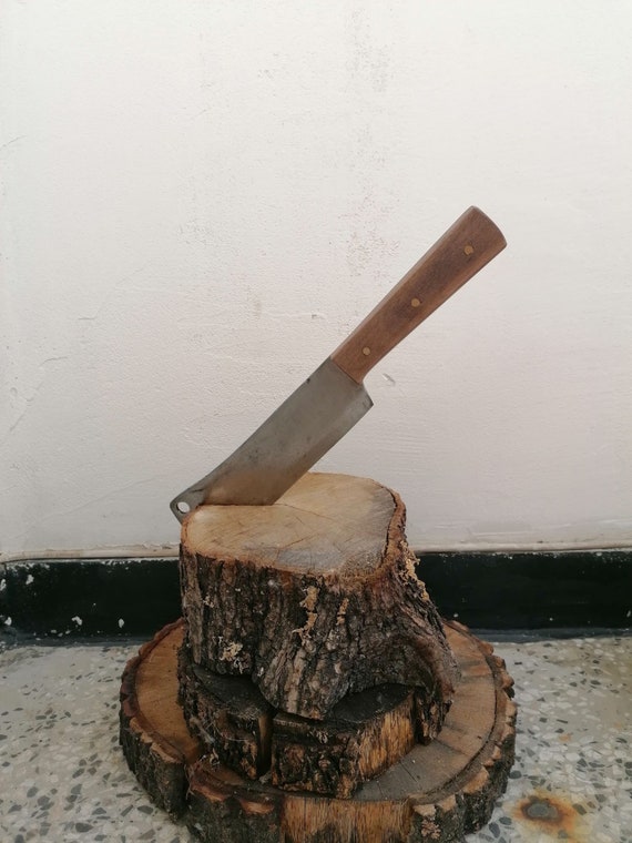Butcher knife Meat chopper Hatchet Old butcher knife | Etsy