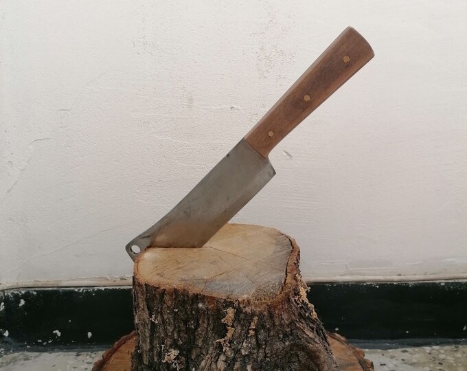 Butcher Knife Meat Chopper Hatchet Old Butcher Knife | Etsy
