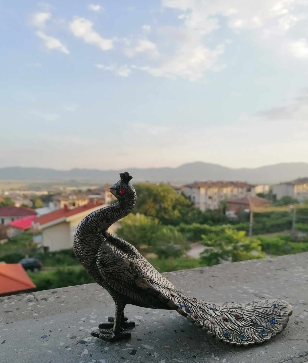 Vintage Bronze Peacock, Vintage Metal Peacock, Peacock Sculpture, Art ...