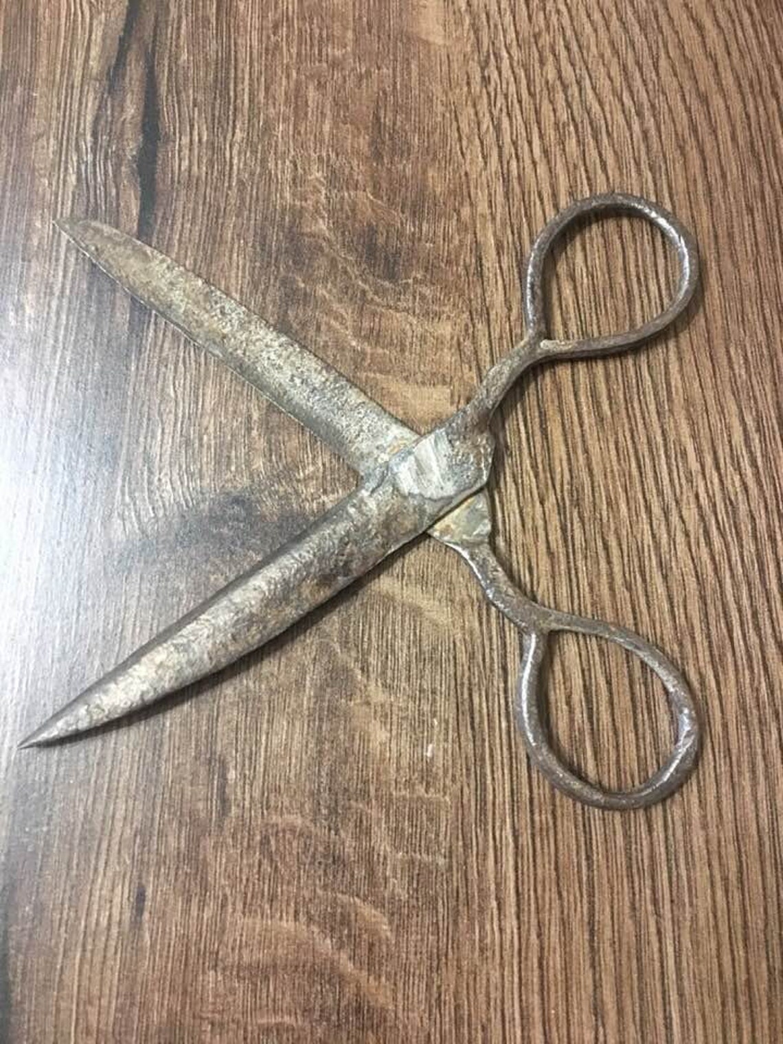 Vintage Primitive Iron Scissors Antique Iron Scissors Old | Etsy