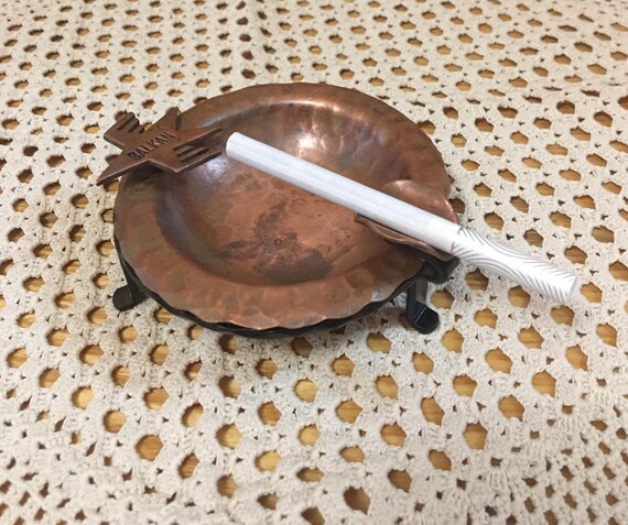 Vintage Copper Ashtray Vintage Copper Decor Retro Copper | Etsy