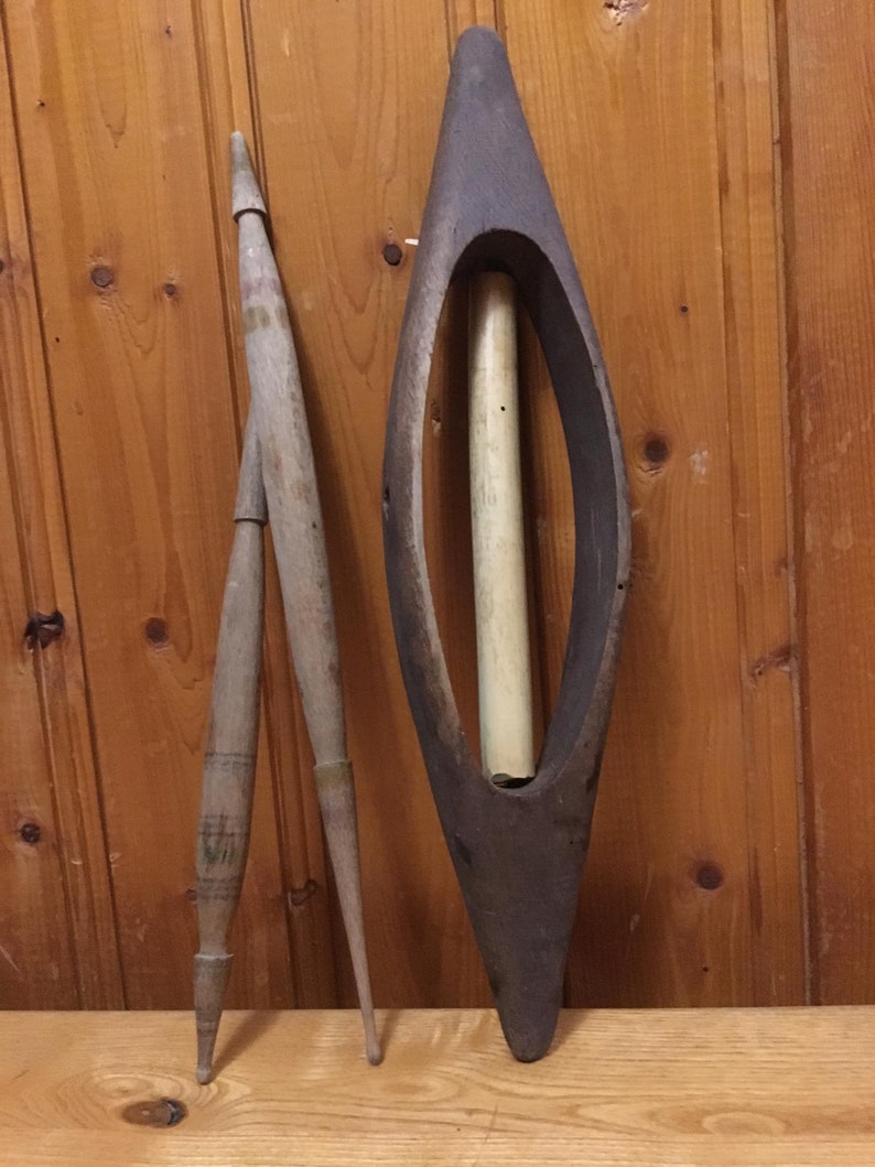 Wooden Weaving Shuttles, Primitive Hand Weaving Tool, Primitive Decor ...