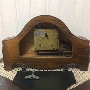 Vintage Mantel Clock VESNA Clock Art Deco Mechanical Clock - Etsy