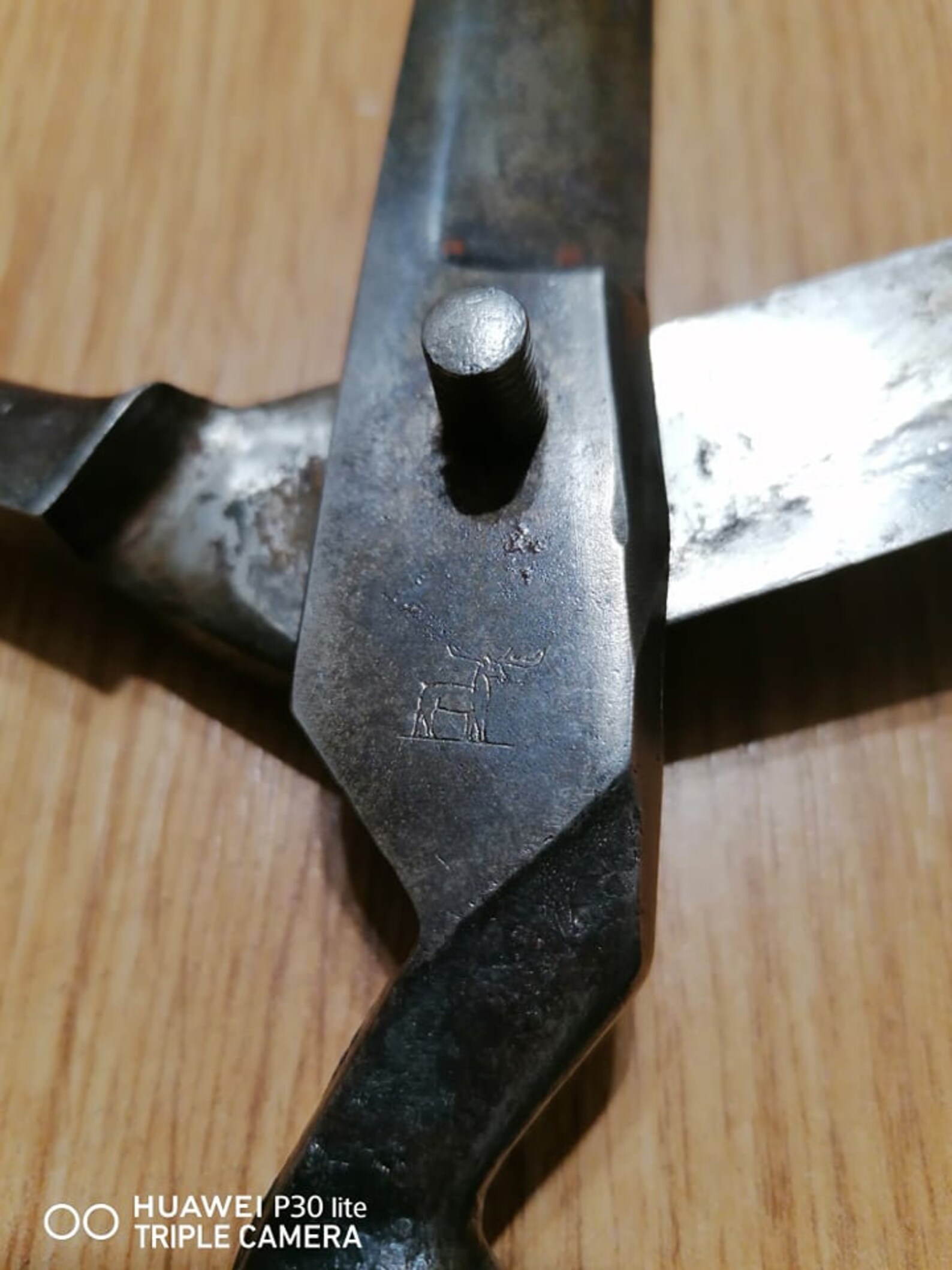 Vintage Primitive Iron Scissors Antique Iron Scissors Old | Etsy