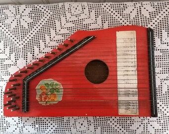Antique Zither Circa 1930 - Etsy
