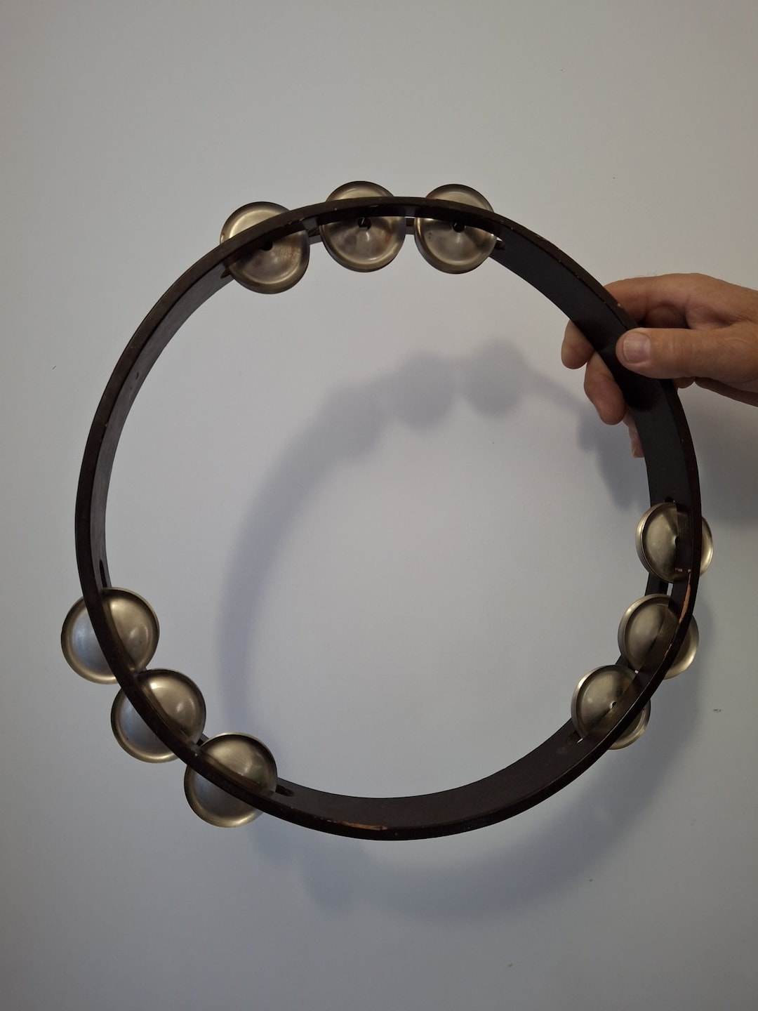 Tambourine, Vintage Tambourine , Wooden Tambourine, Gypsy Tambourine ...