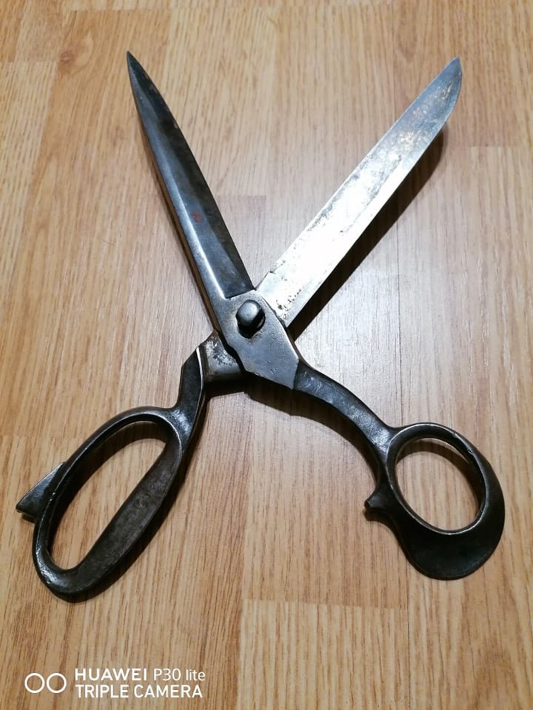 Vintage Primitive Iron Scissors, Antique Iron Scissors, Old Scissors ...