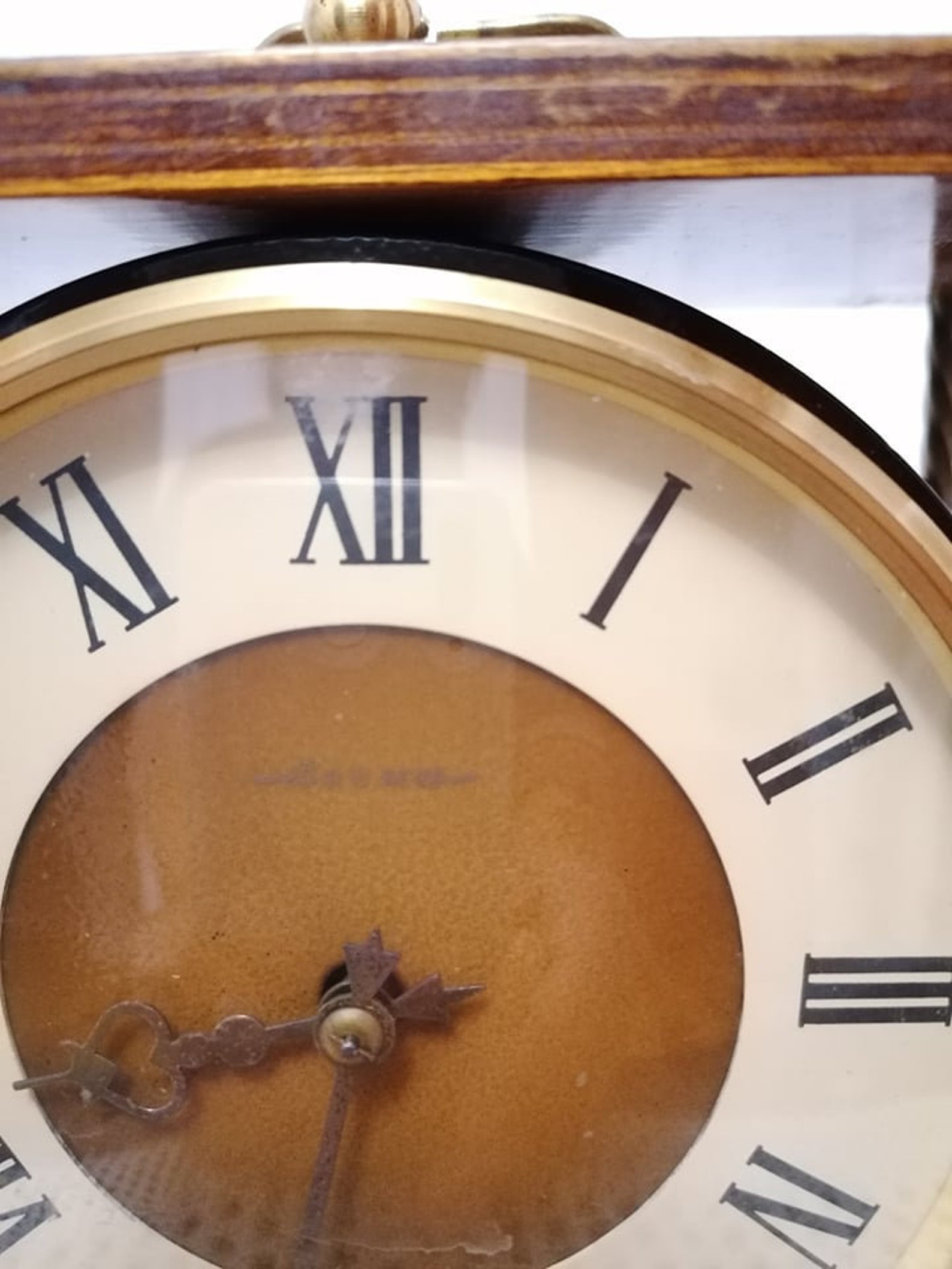 Vintage Mantel Clock VESNA Clock Art Deco Mechanical Clock - Etsy