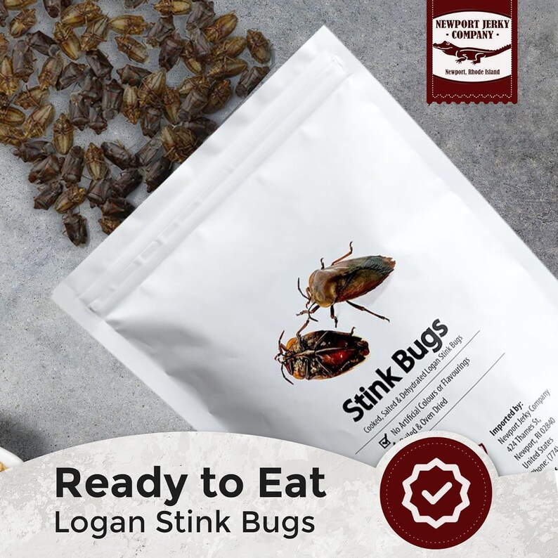 Newport Jerky Company Edible Insects Edible Stink Bugs 5 per - Etsy ...