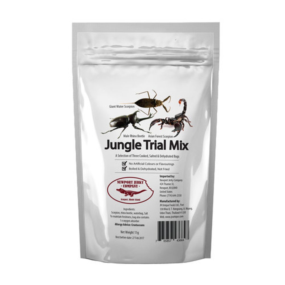 Newport Jerky Company Edible Insects Trail Mix Edible Bug Sampler 3 ...