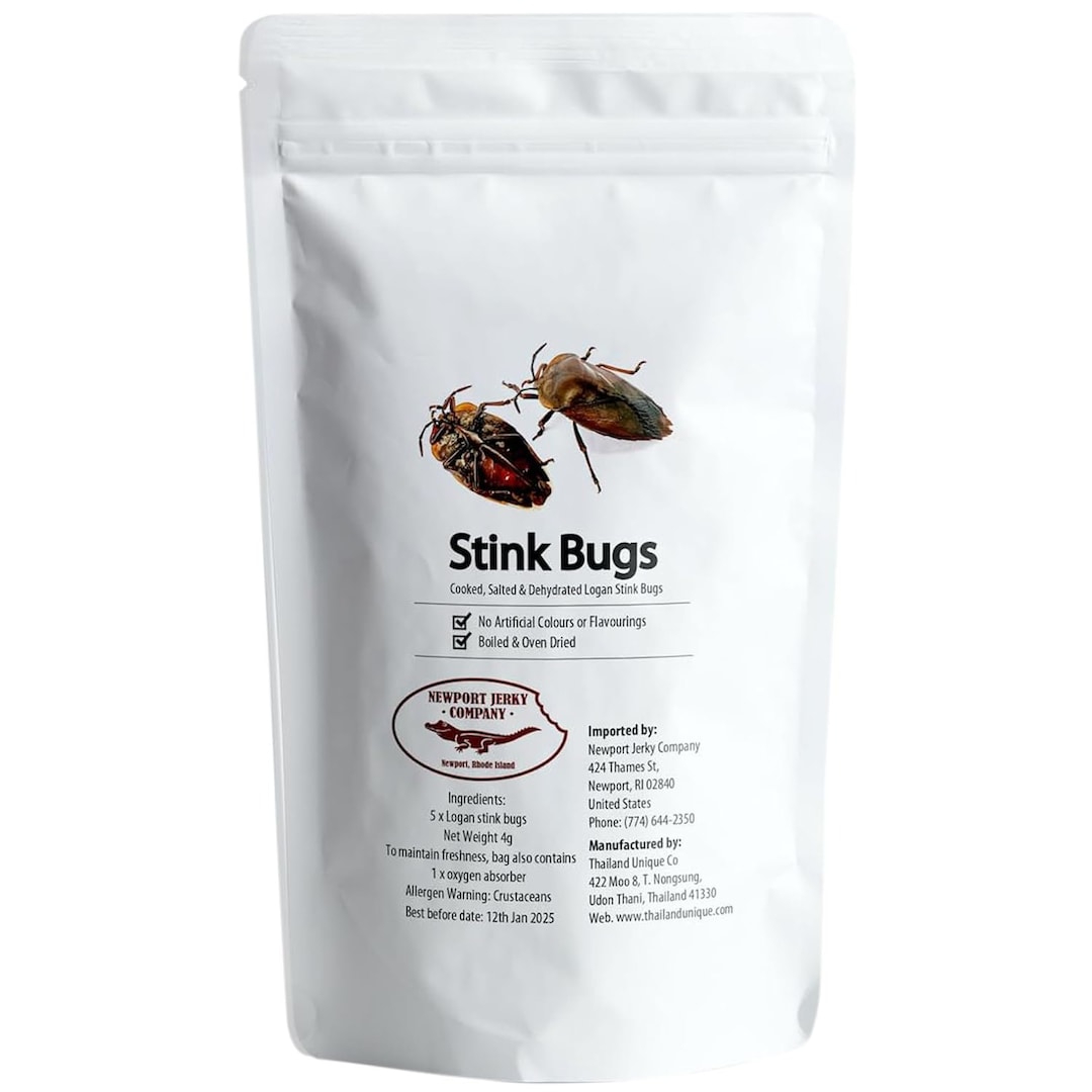 Newport Jerky Company Edible Insects Edible Stink Bugs 5 per - Etsy ...