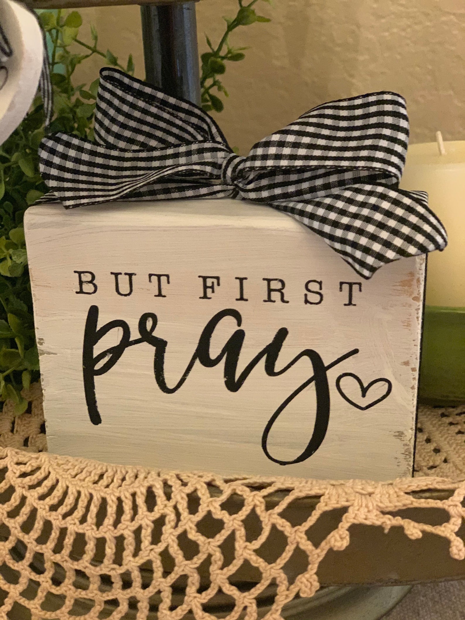But First PRAY Sign - Etsy