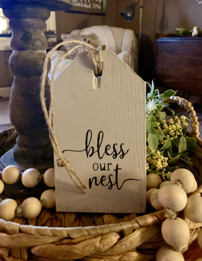 Wood Farmhouse Tags - Etsy