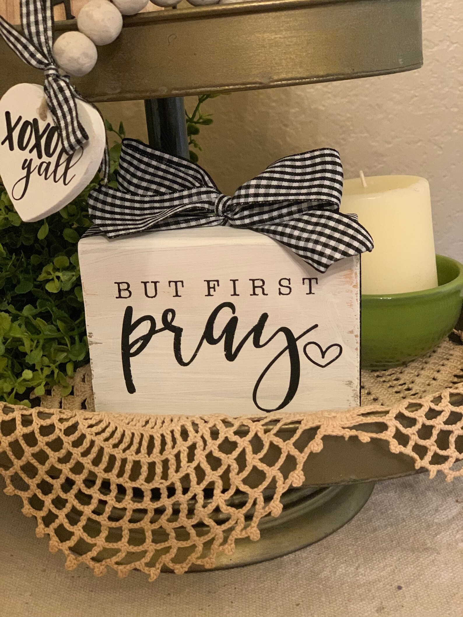 But First PRAY Sign - Etsy